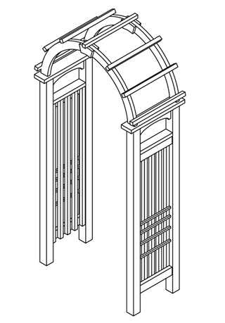 Free Garden Arch Project Plans DIY Project Plans - Real Cedar