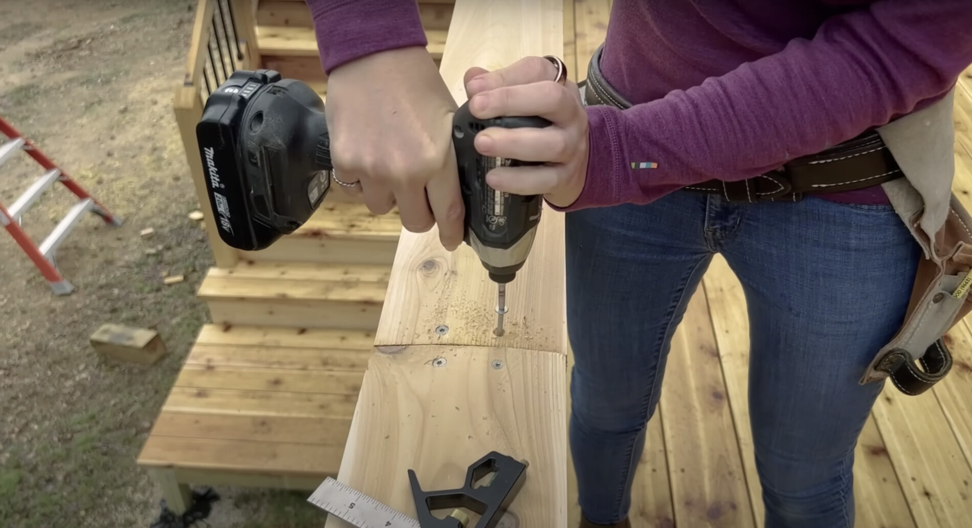 How to Build the Perfect Deck - Installing Railing - Real Cedar